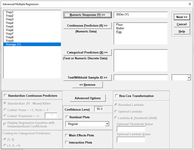 Multiple Response Optimization