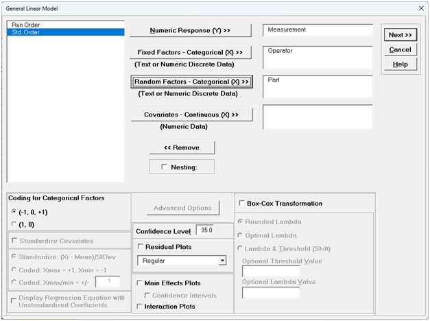 General Linear Model